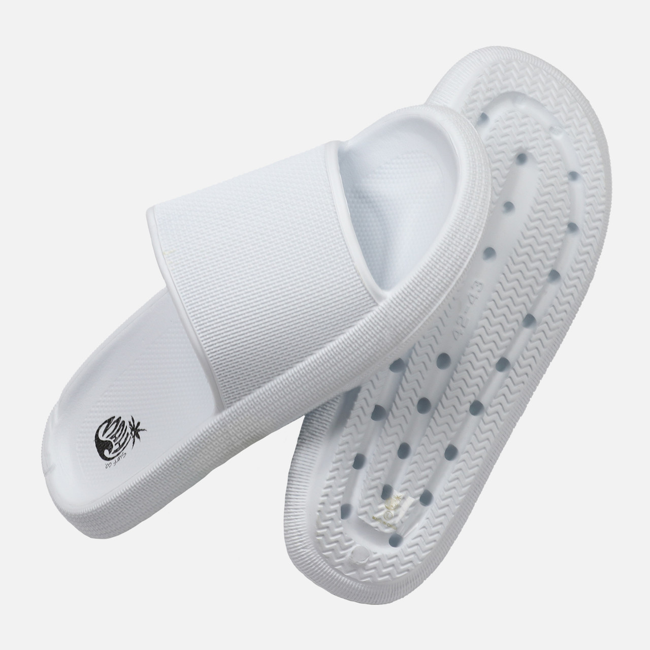 Adult White sliders - Eagles Beachwear