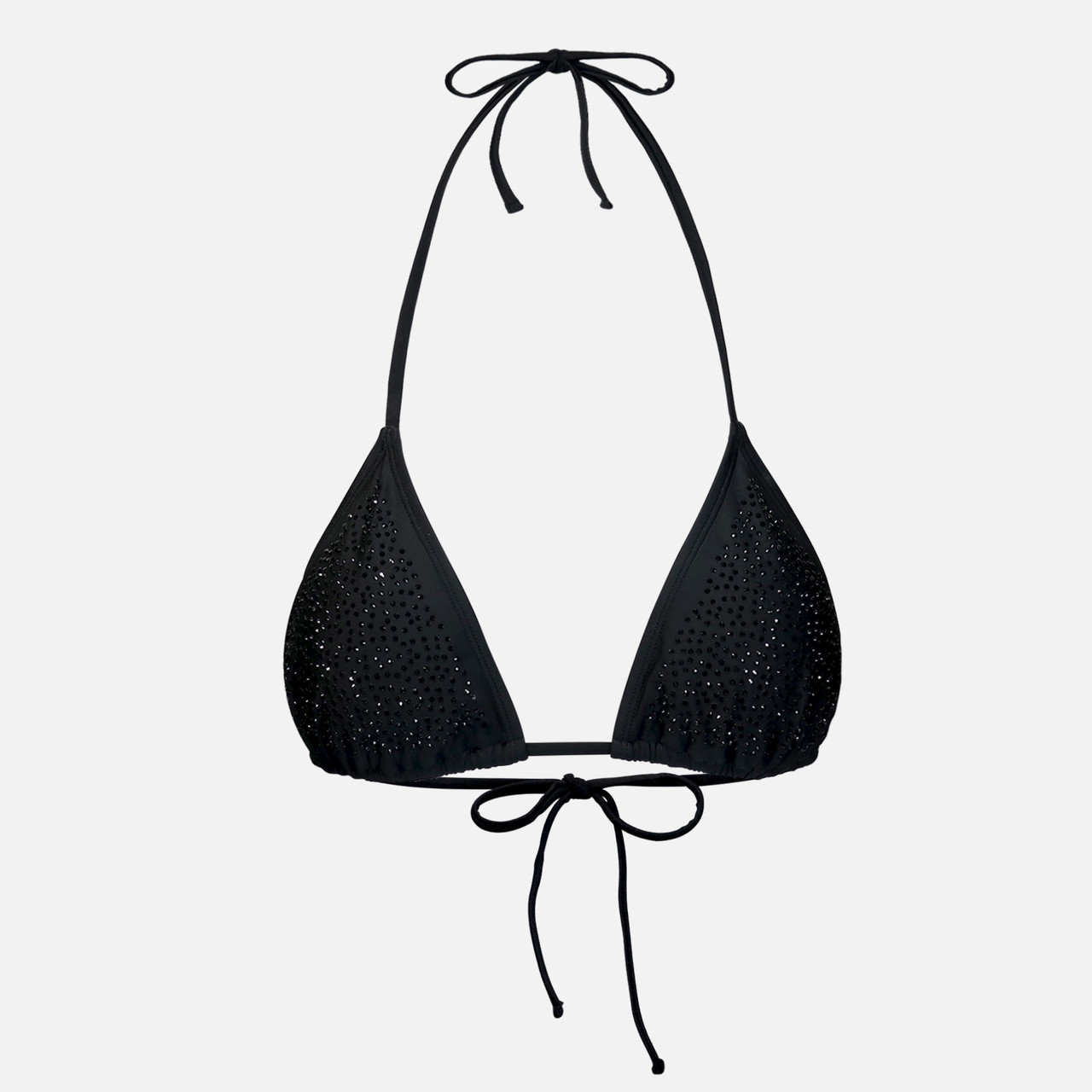 BLACK CRYSTAL TOP - Eagles Beachwear