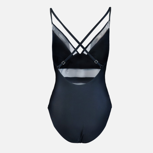 SNAKE SKIN-MESH INSERT ONE PC - Eagles Beachwear