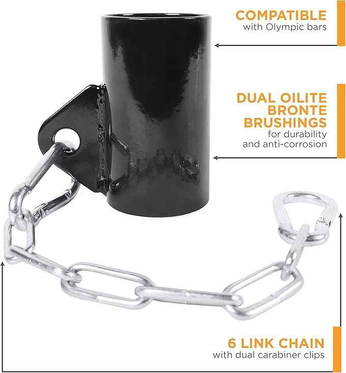 Eyelet with Chain Attachment, Fits 2 Inch Bars