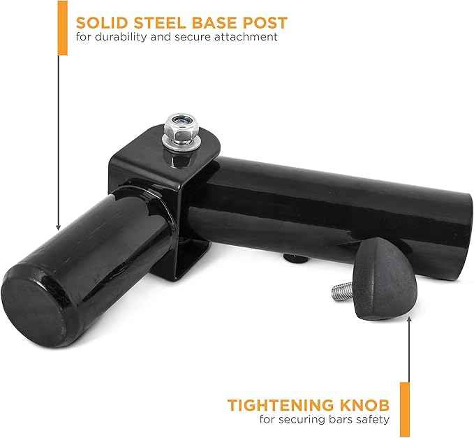 Plate Post Insert Attachment, Fits 2 Inch Bars