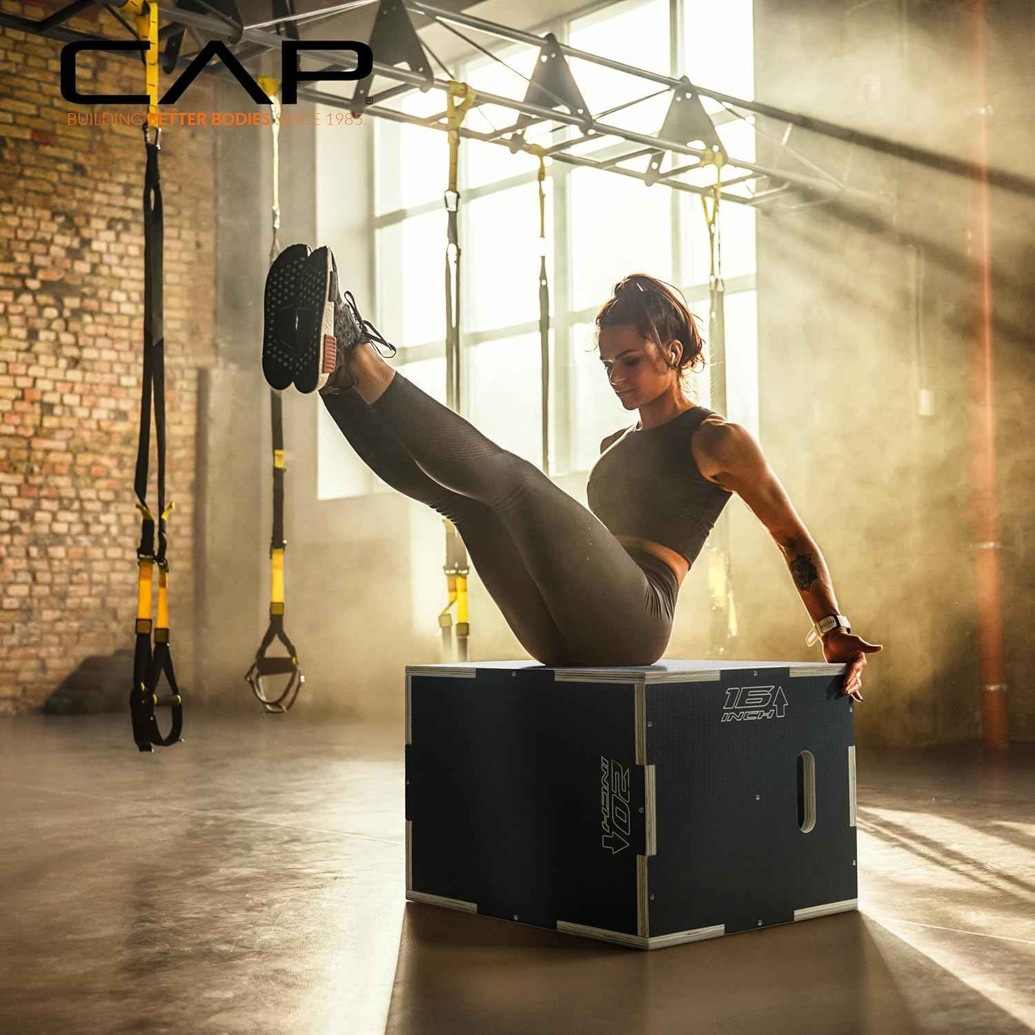 CAP Barbell 3-in-1 Plyometric Box | Multiple Sizes Non-Slip
