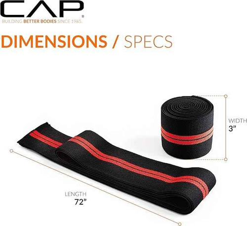 Elastic Knee Wraps for Weightlifing - WF Athletic Supply