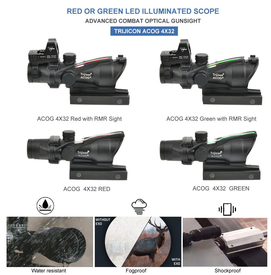 Trijicon ACOG Hunting Rifle Optics Scope - The Relentless Patriots