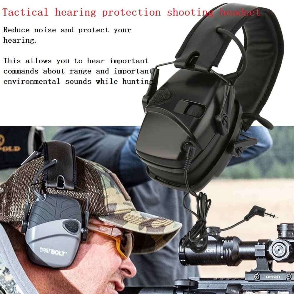 Tactical Hunting / Shooting Electronic Earphones - The Relentless Patriots