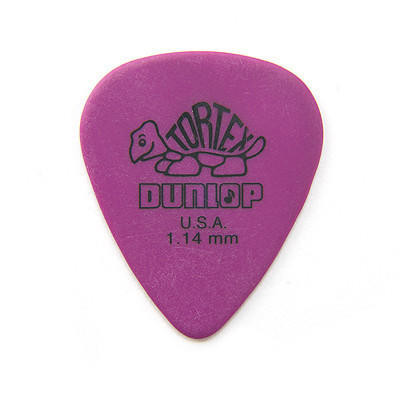 Dunlop Tortex Picks 12 Pack 1.14 mm Purple | Cream City Music
