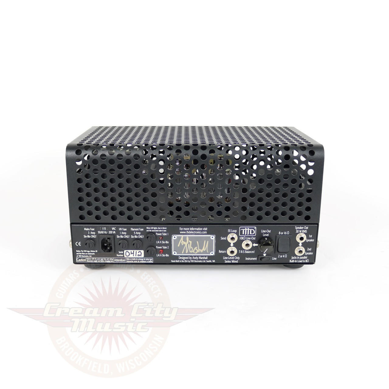 THD Bivalve 30 30W Class A Tube Amp Head | Cream City Music