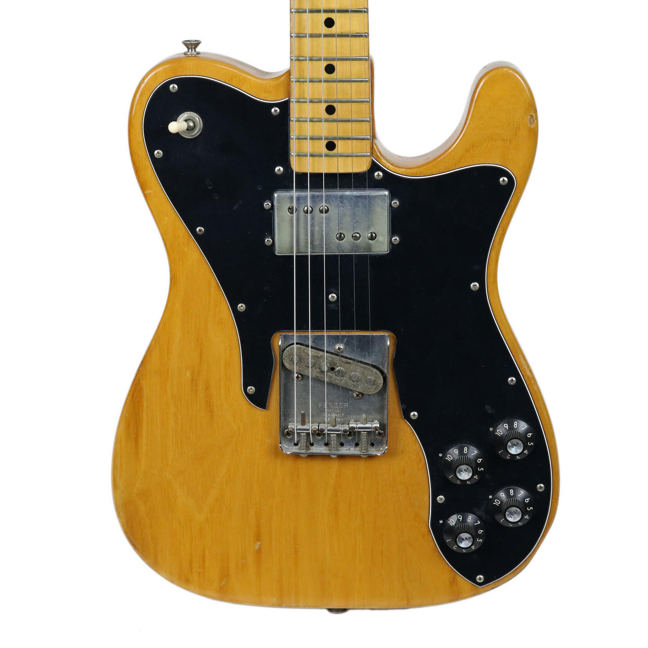 Vintage 1975 Fender Telecaster Custom Electric Guitar Natural Finish ...