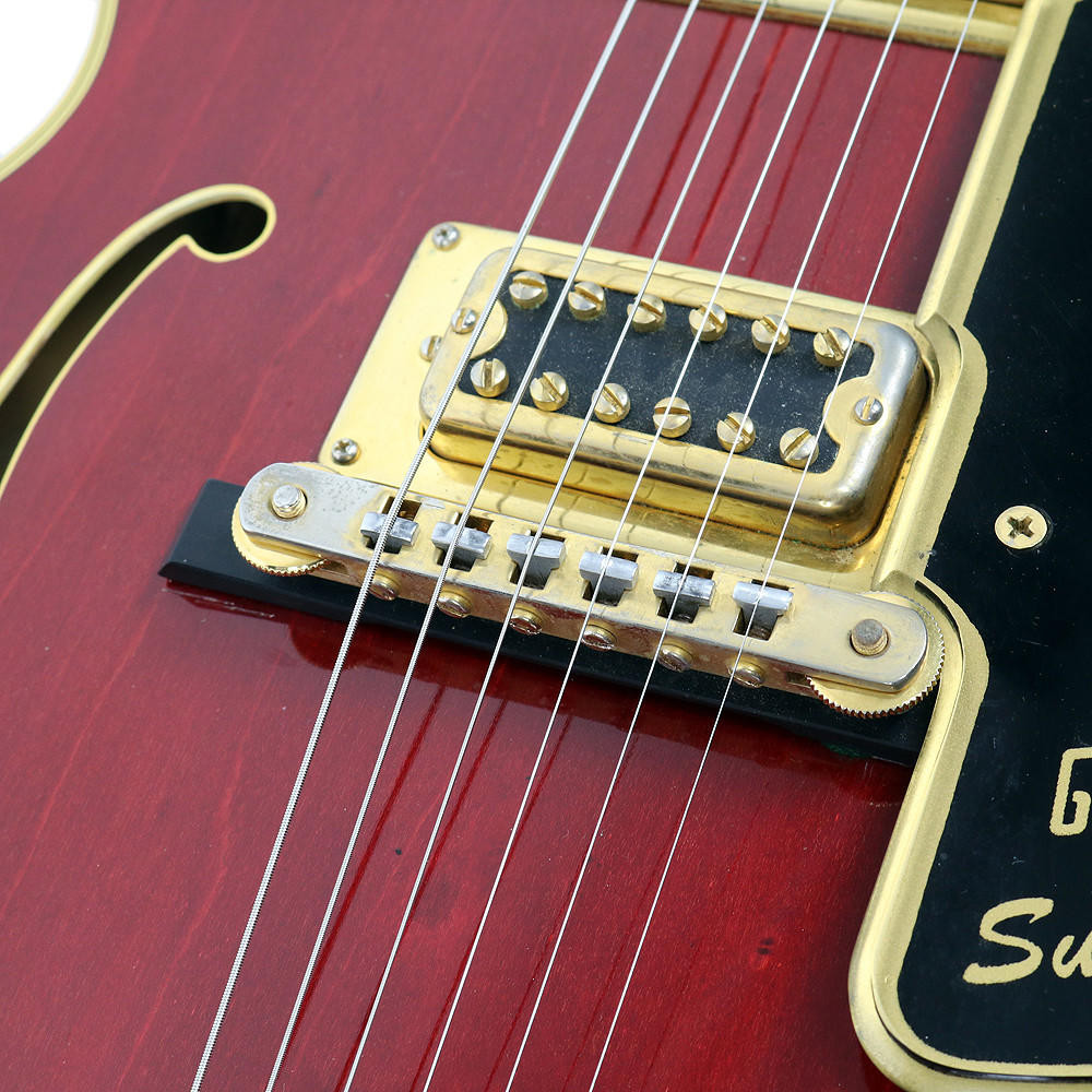 Vintage 1973 Gretsch Super Chet Electric Guitar Autumn Red Finish ...