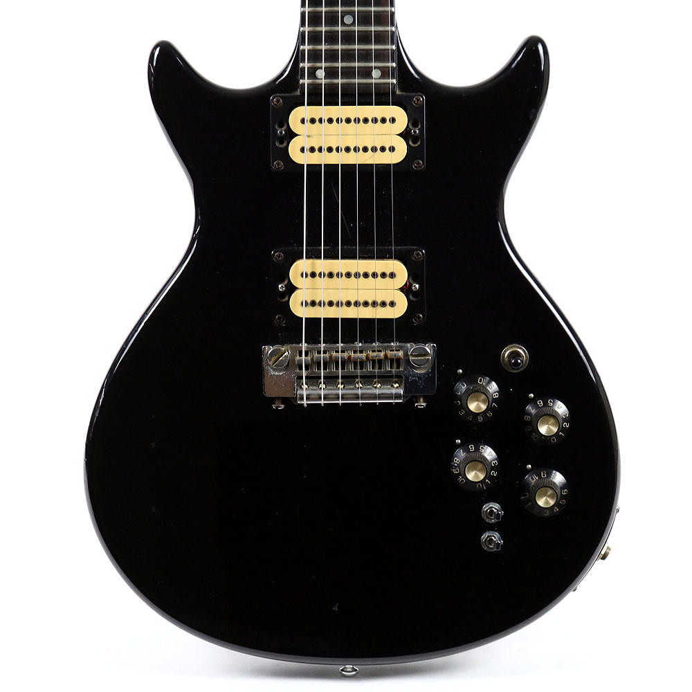 Vintage 1983 Carvin DC-100 Electric Guitar Black Finish | Cream City Music