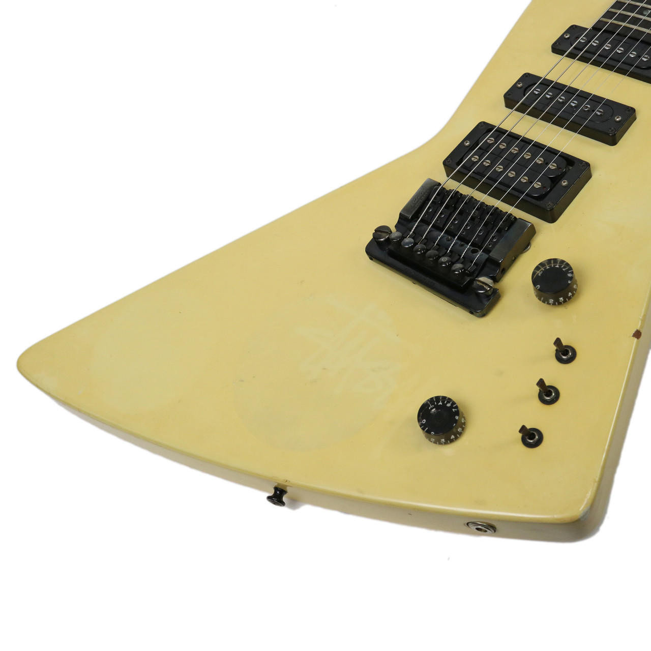 Vintage 1985 Gibson Explorer Alpine White Finish | Cream City Music