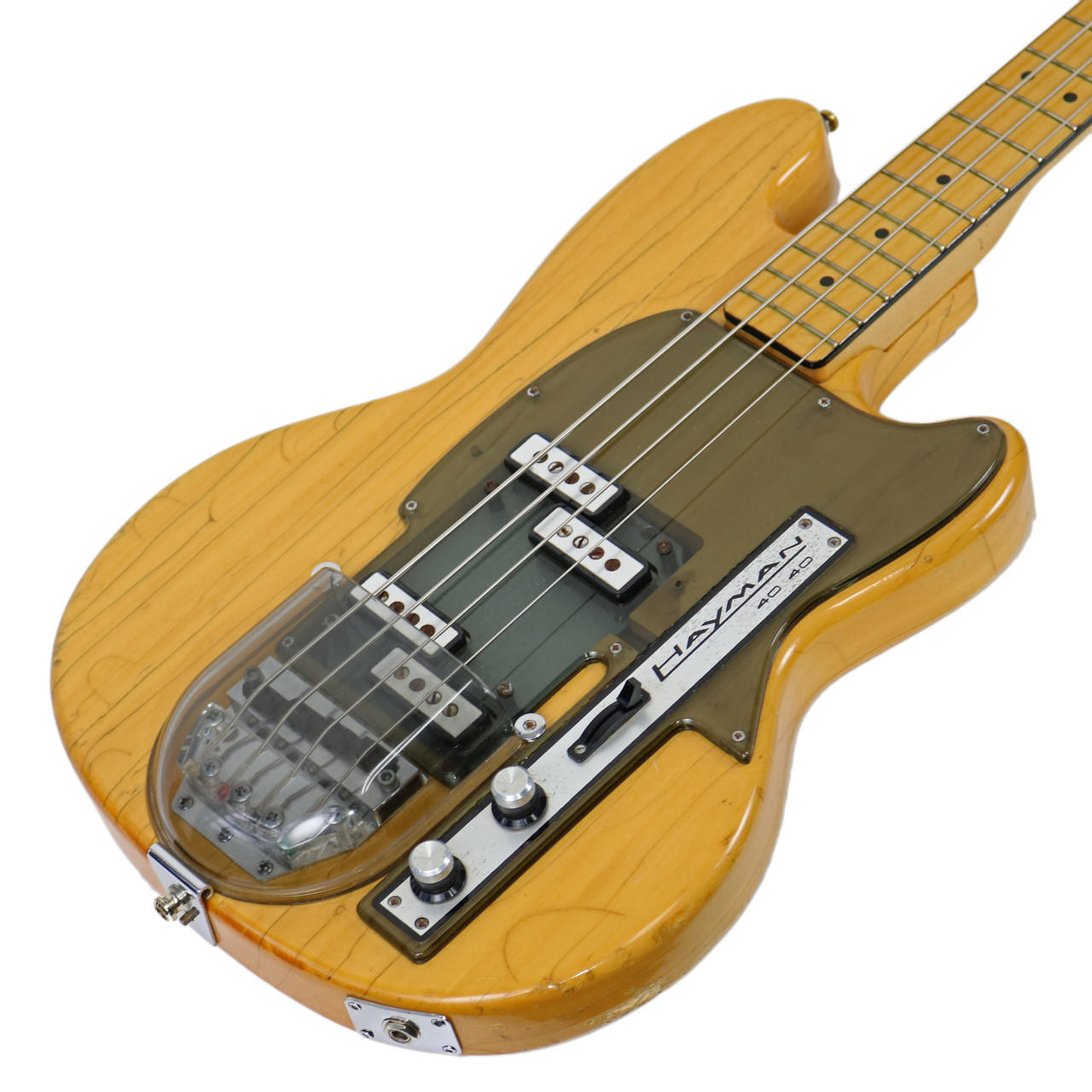 Vintage 1970 Hayman 4040 Electric Bass Natural | Cream City Music