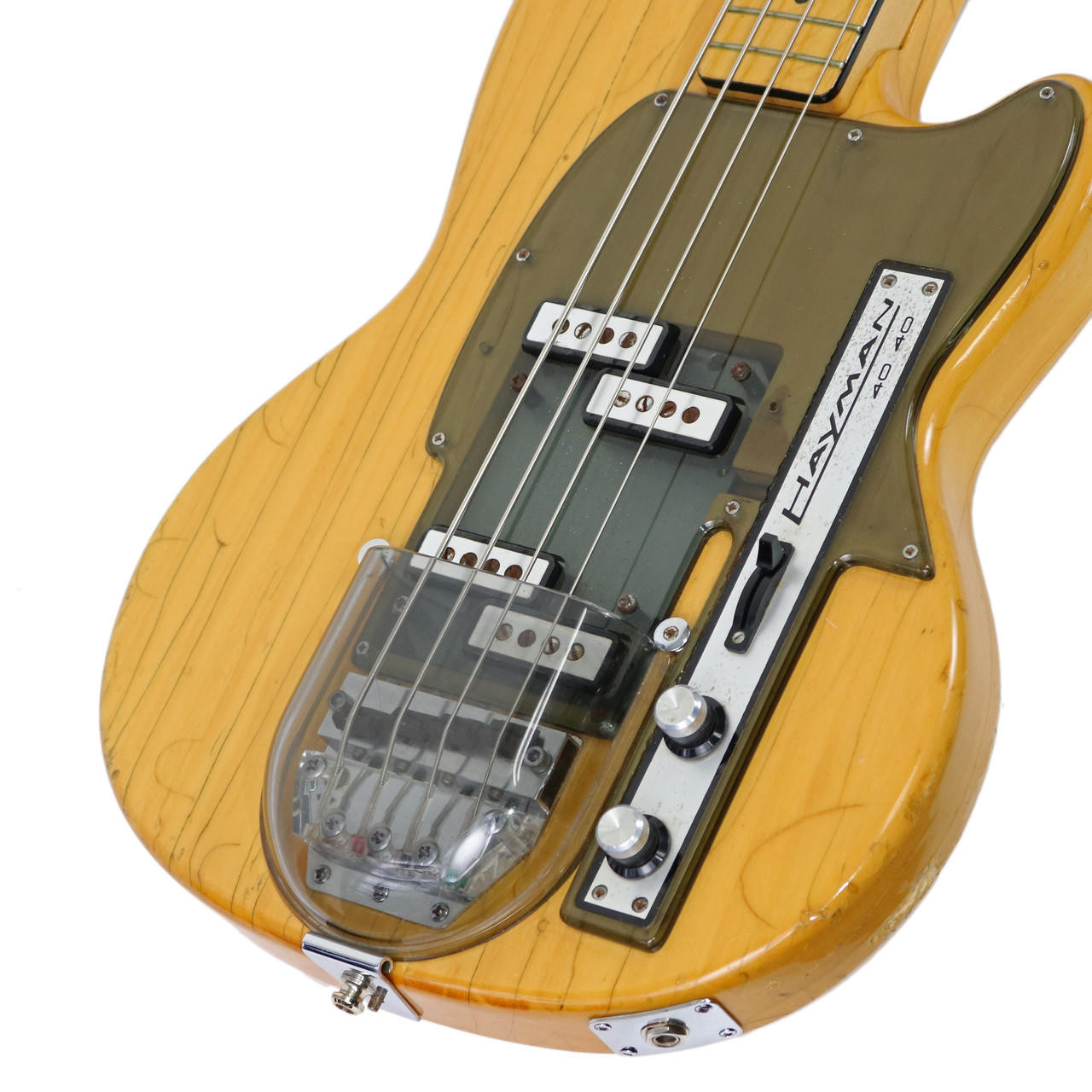 Vintage 1970 Hayman 4040 Electric Bass Natural | Cream City Music
