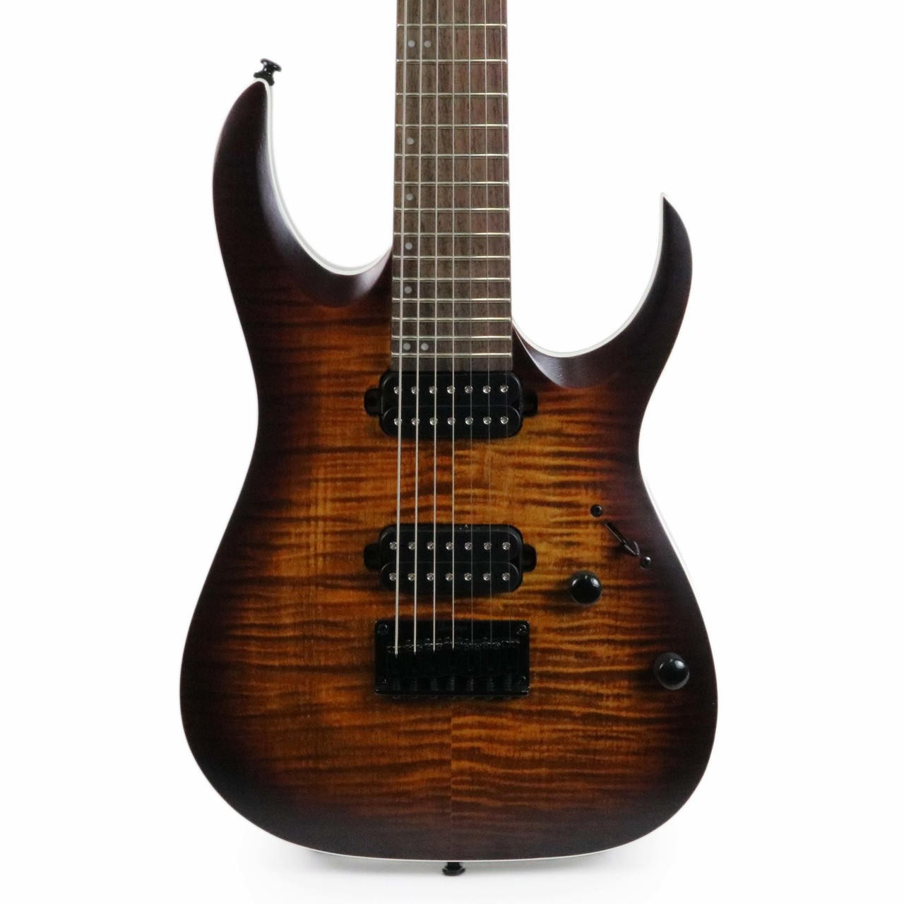 Ibanez RGA Standard 7 String Electric Guitar in Dragon Eye Burst Flat ...