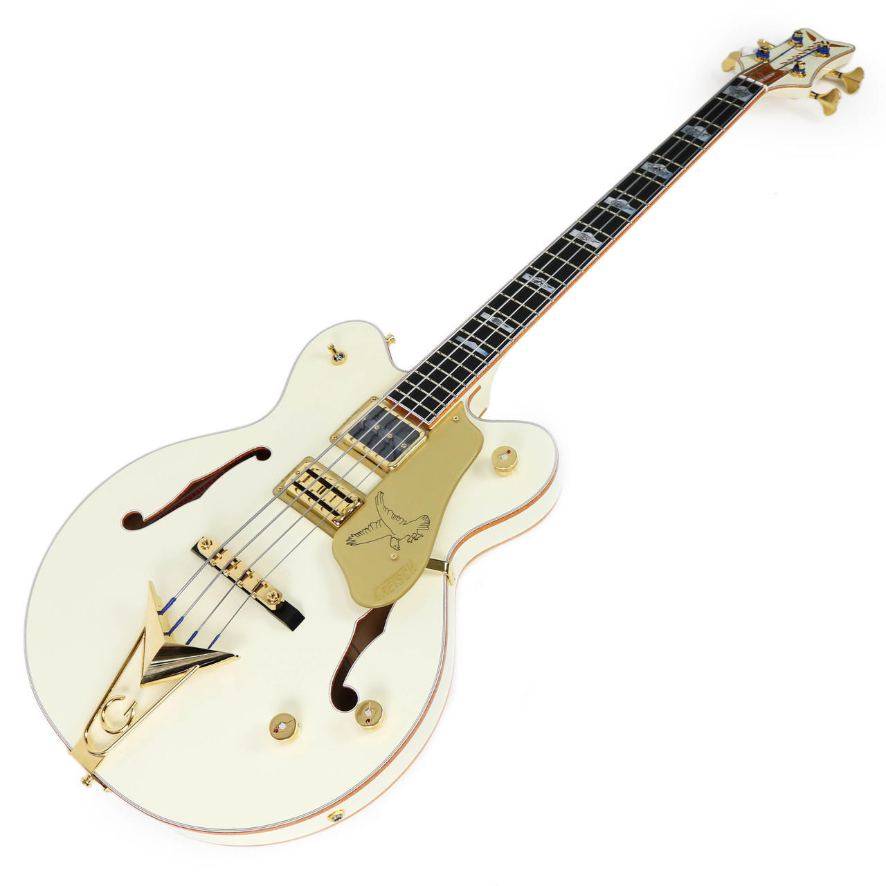 Gretsch G6136B-TP-AWT Tom Petersson Signature White Falcon Bass | Cream ...