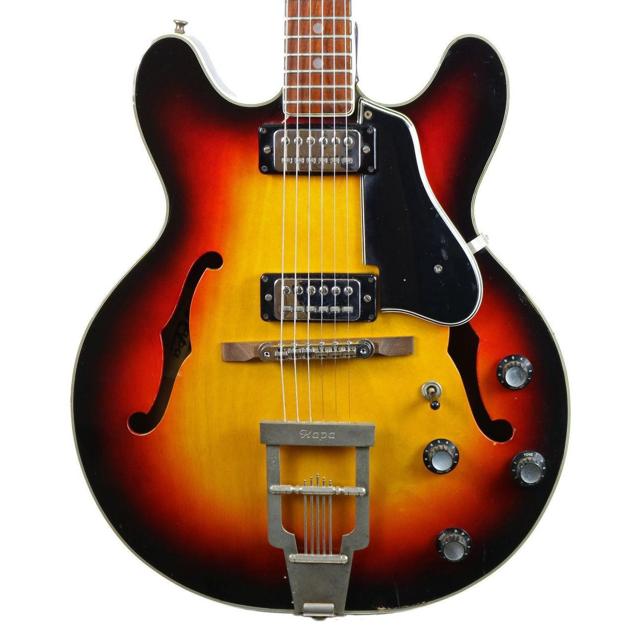 Vintage Kapa Series 500 Thinline Sunburst 1960's | Cream City Music