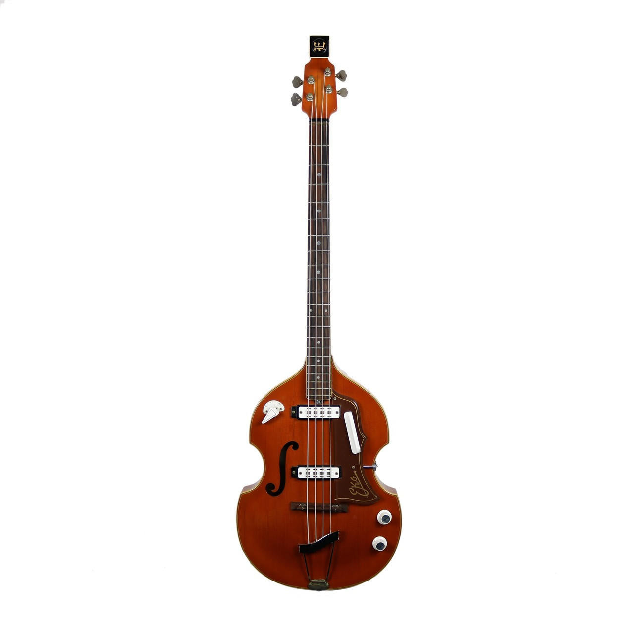 Vintage 1960's EKO Model 995 Hollow Body Electric Bass Guitar | Cream ...