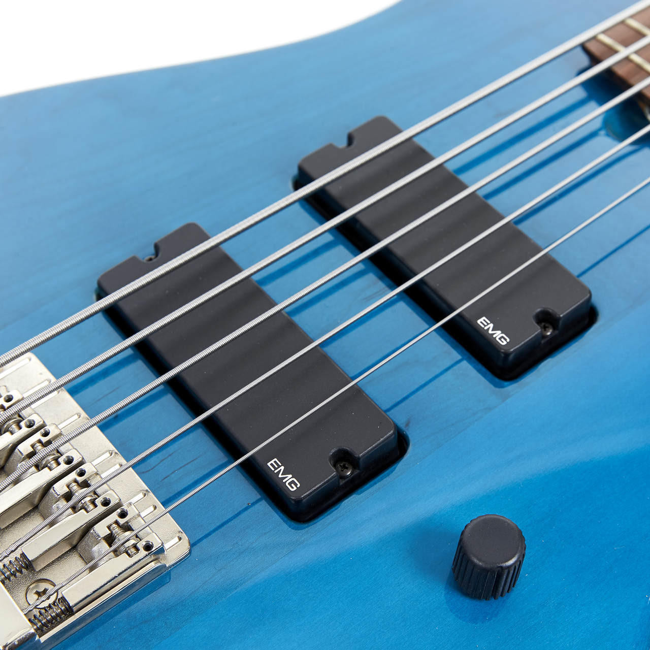 1999 Godin BG-V 5-String Bass Trans Blue | Cream City Music