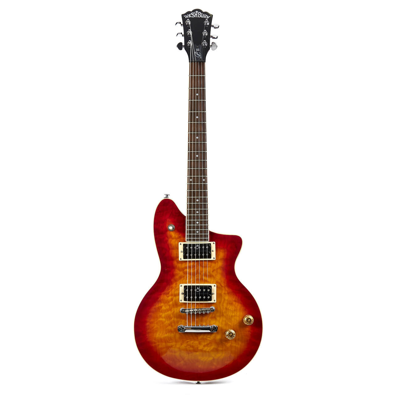 1997 Washburn P-II Singlecut Electric Guitar Sunburst Finish | Cream ...