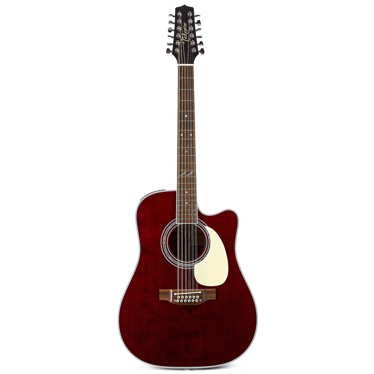 Used Takamine JJ325SRC-12 John Jorgenson 12-String Acoustic Gloss Red ...
