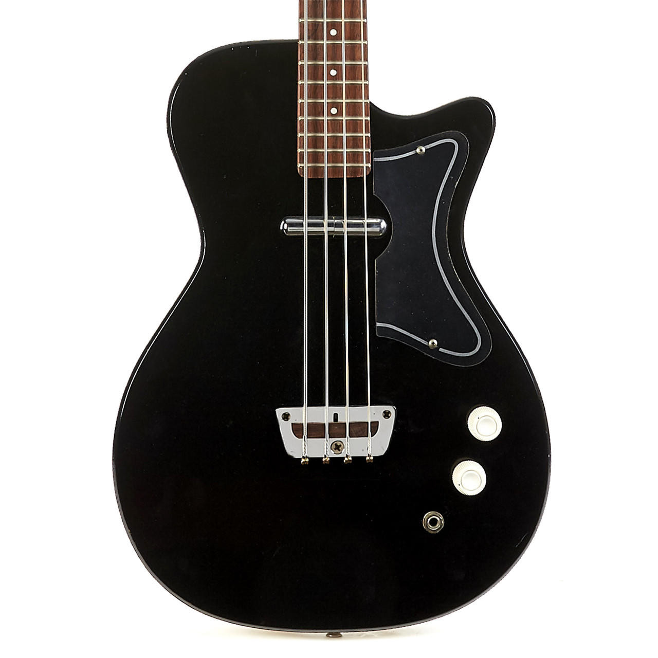 Vintage Silvertone 1444 Bass Black 1964 | Cream City Music