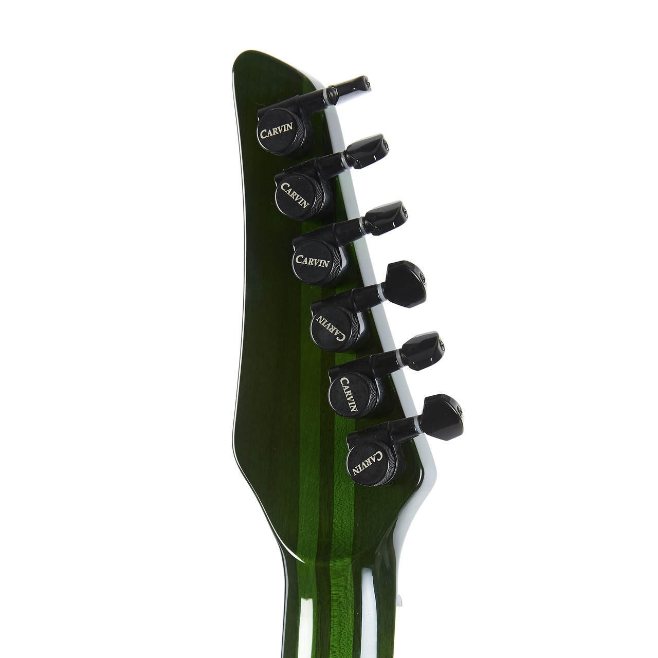 Used USA Custom Carvin Neck Through T Style Green Flame Burst | Cream ...