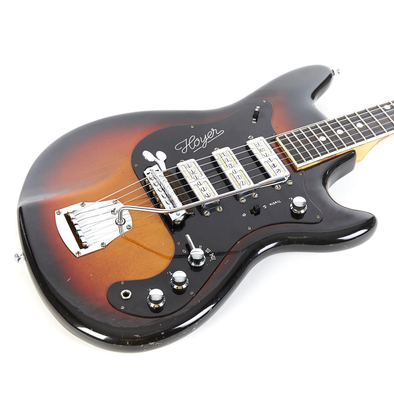 Vintage Hoyer Model 35 Solid Body Sunburst 1960's | Cream City Music