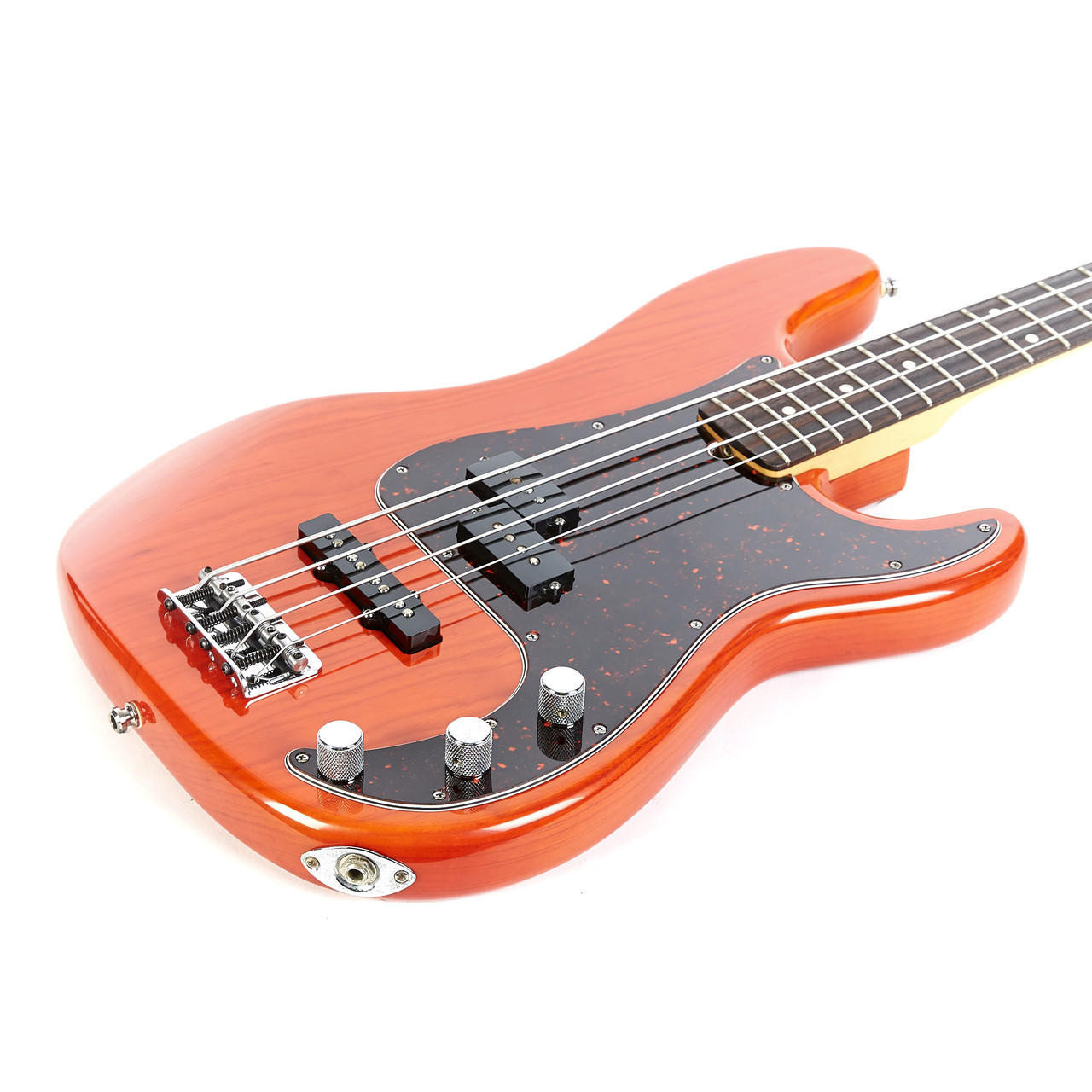 Used Fender American Series Hot Rod Precision PJ Bass Sunset Orange ...