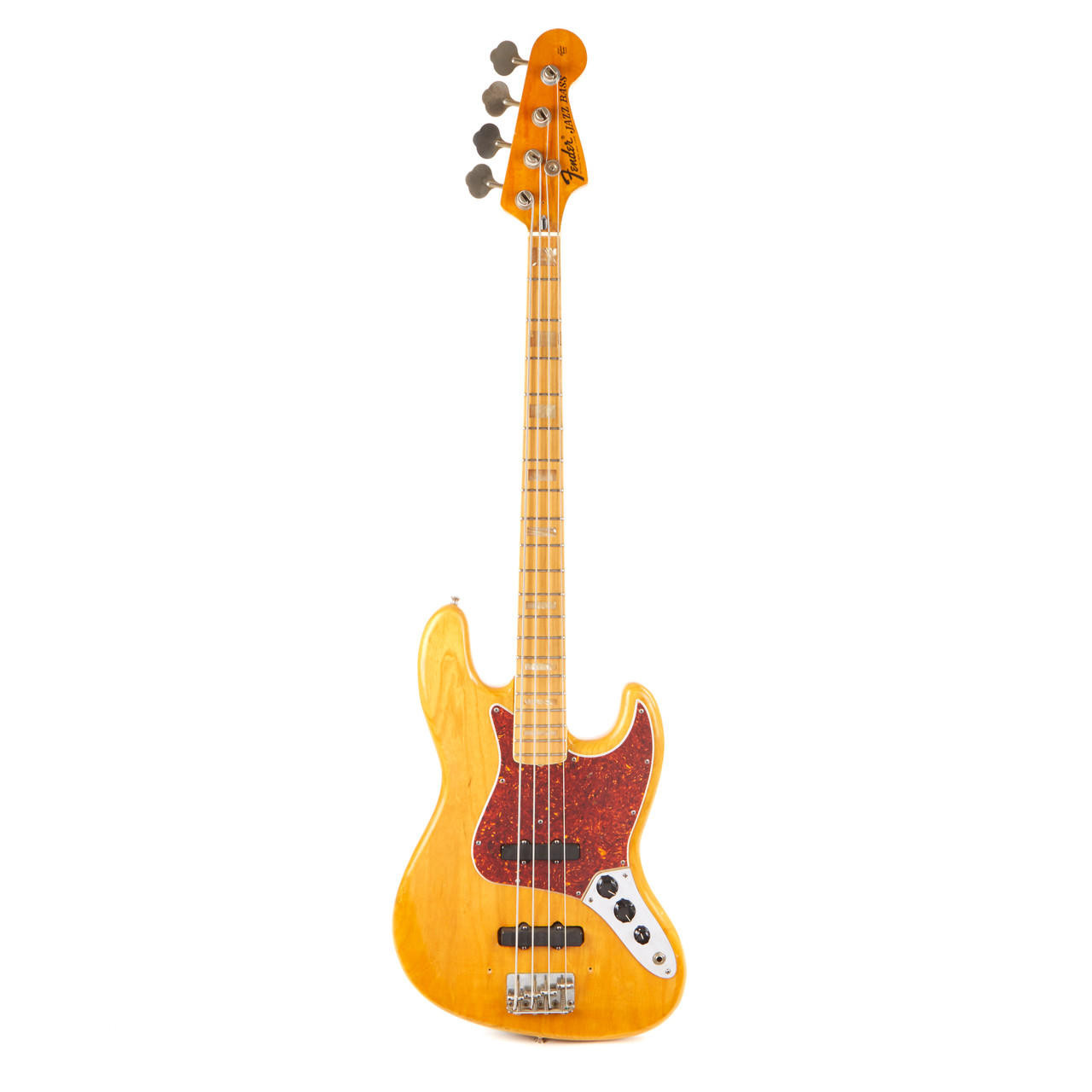 Vintage Fender Jazz Bass Natural 1974 Cream City Music
