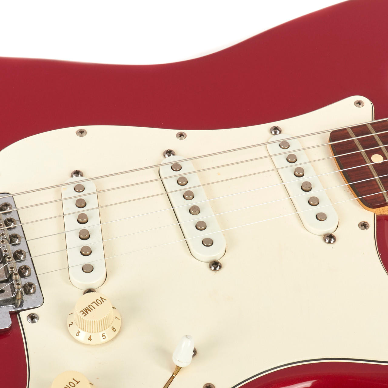 Used Fender Standard Stratocaster MIM Metallic Red 1996 | Cream City Music