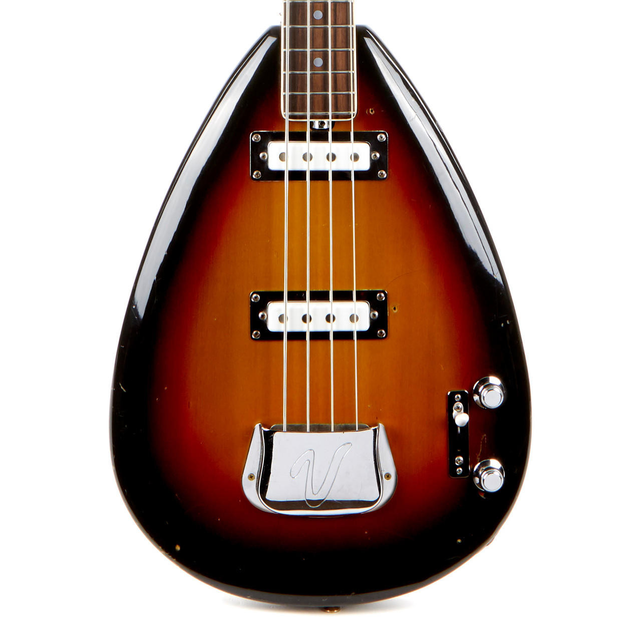 Vintage Vox Mark IV Teardrop Bass Sunburst 1965 | Cream City Music