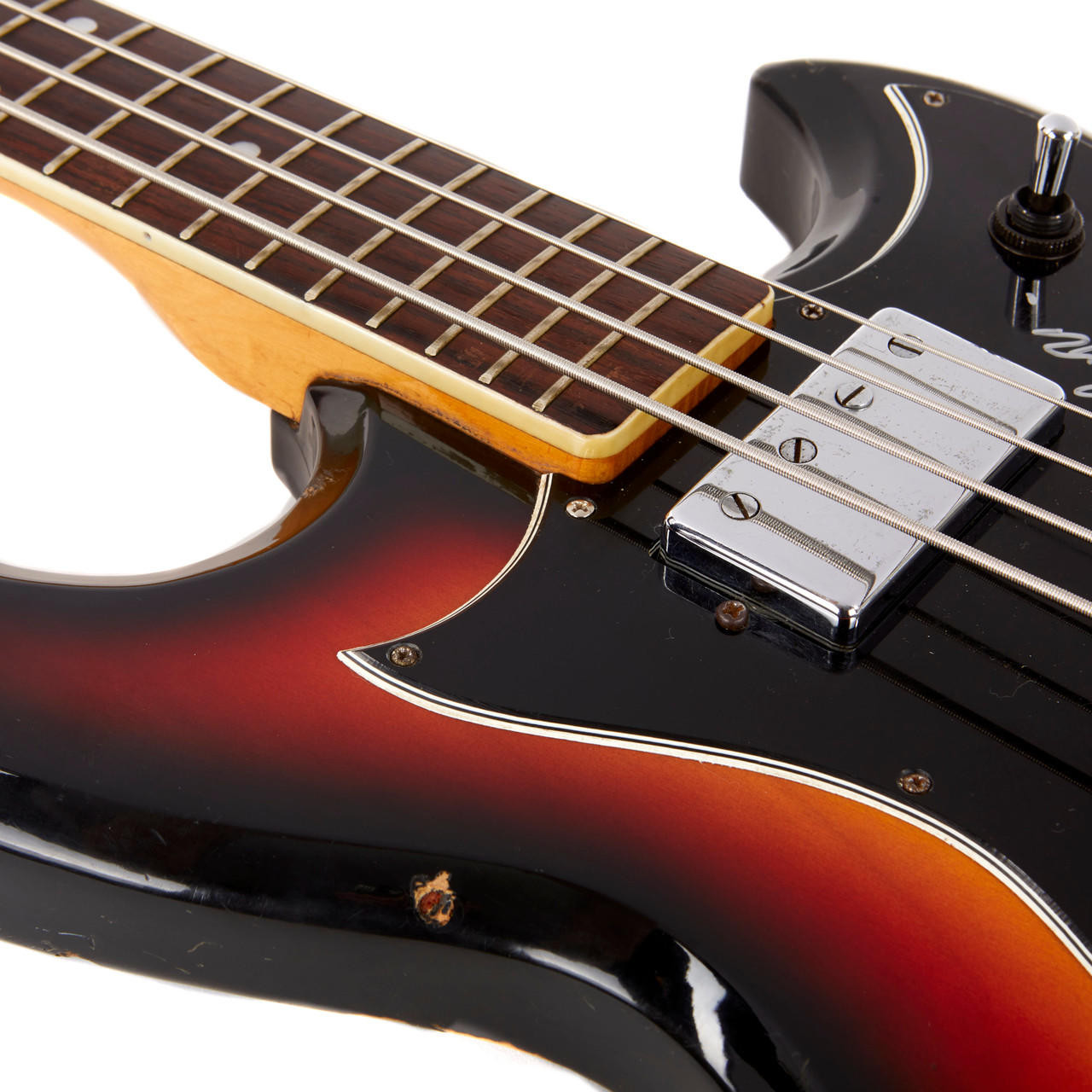 Vintage Hondo Short Scale Bass Sunburst | Cream City Music