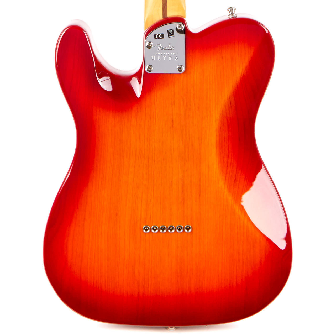 Fender American Ultra Telecaster Maple - Plasma Red Burst | Cream City ...