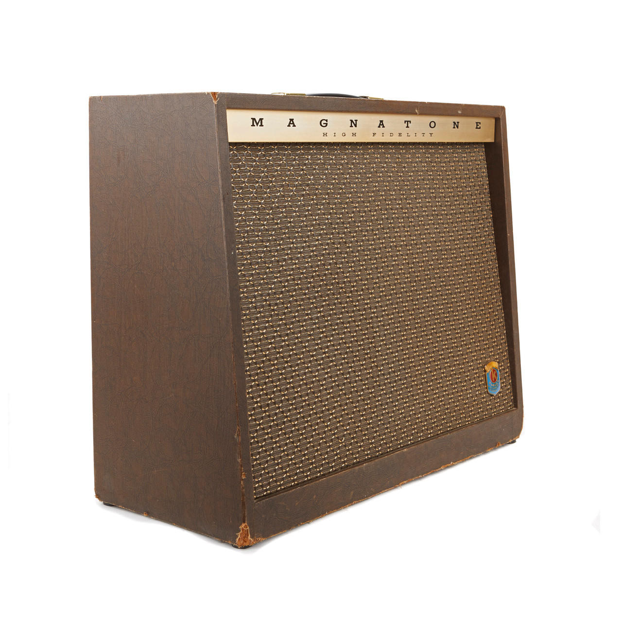 Vintage Magnatone Custom 460 35W 1x12 Tube Combo Amp - 1961 | Cream ...