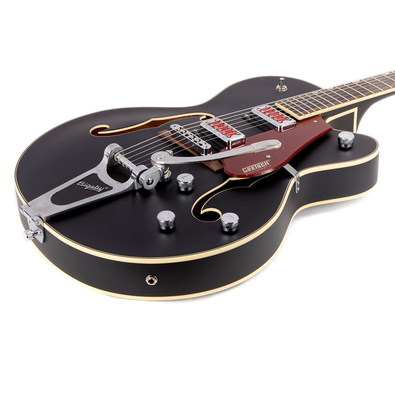 Gretsch G5410T Electromatic Hollowbody Rat Rod - Matte Black | Cream ...