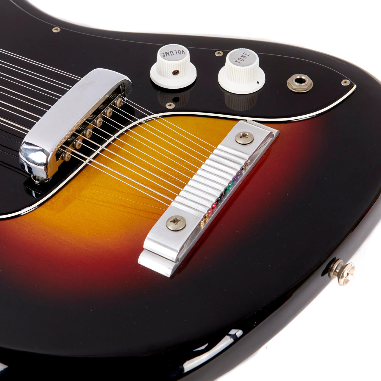 Vintage EKO Cobra 12-String Electric Guitar Made In Italy Sunburst 1960 ...