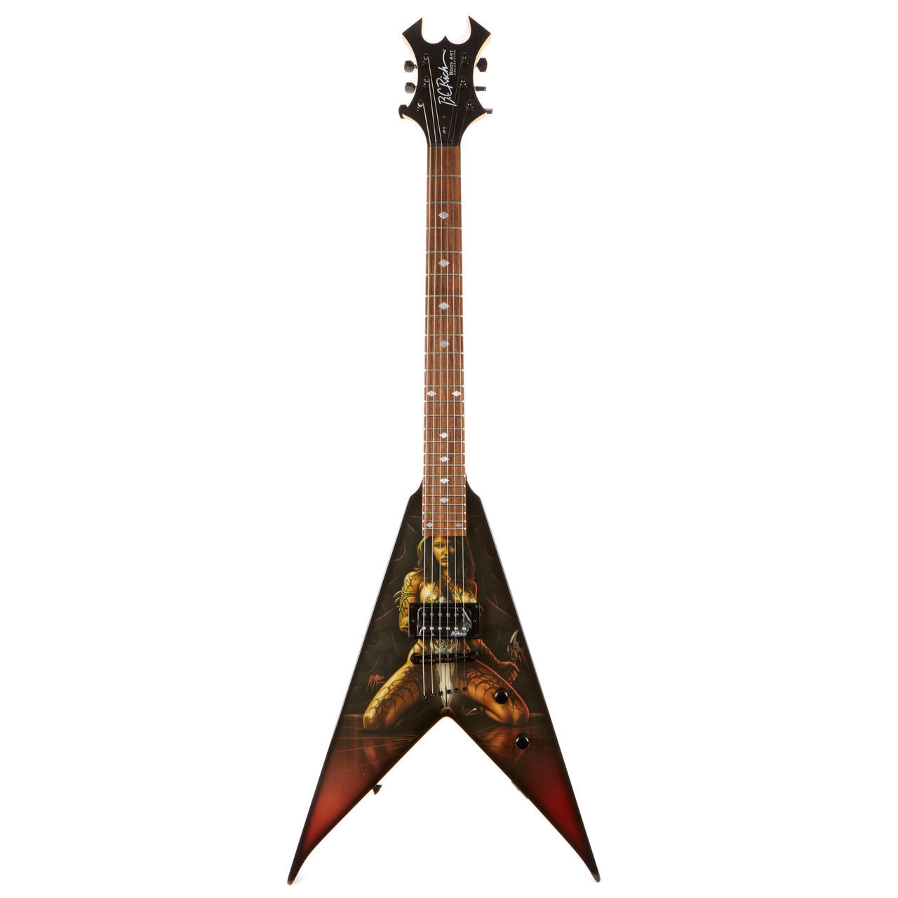 Used B.C. Rich JR-V Body Art Collection Umethar 2004 | Cream City Music