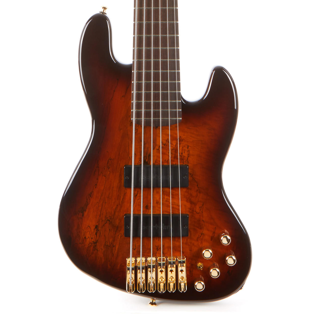 Used Bass Mods KDM 6 Six-String Bass Sunburst Finish | Cream City Music