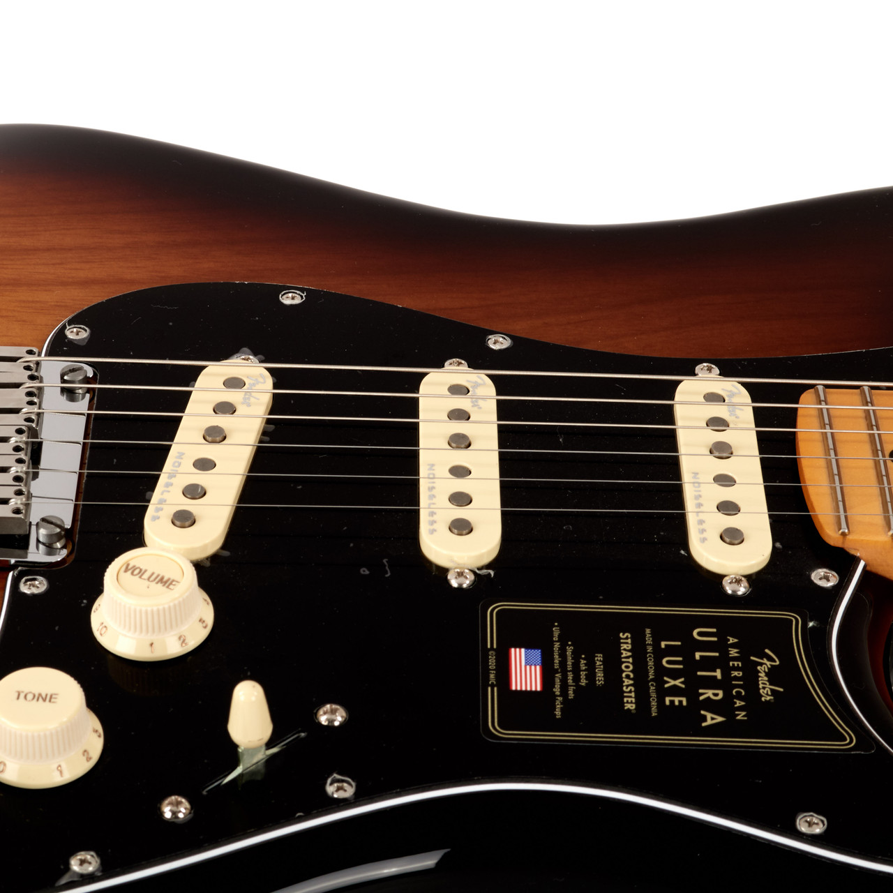 Fender American Ultra Luxe Stratocaster Maple 2-Color Sunburst | Cream ...