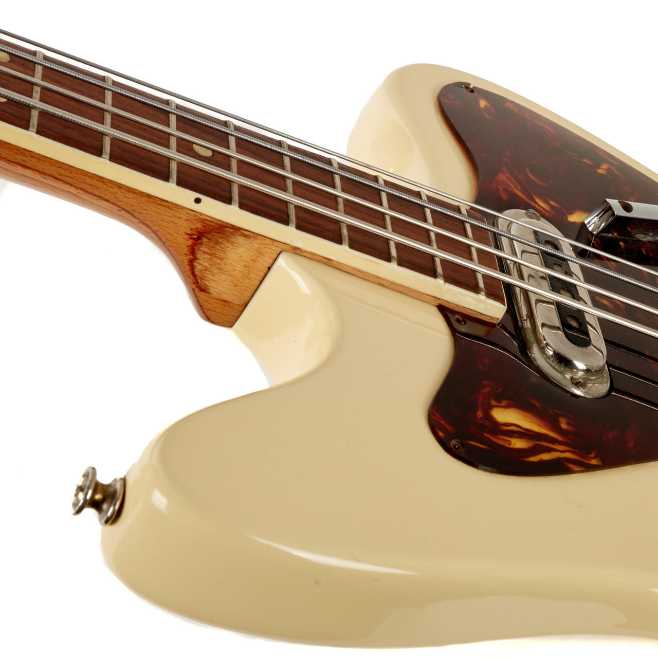 Vintage Framus Strato de Luxe Bass White 1960's | Cream City Music