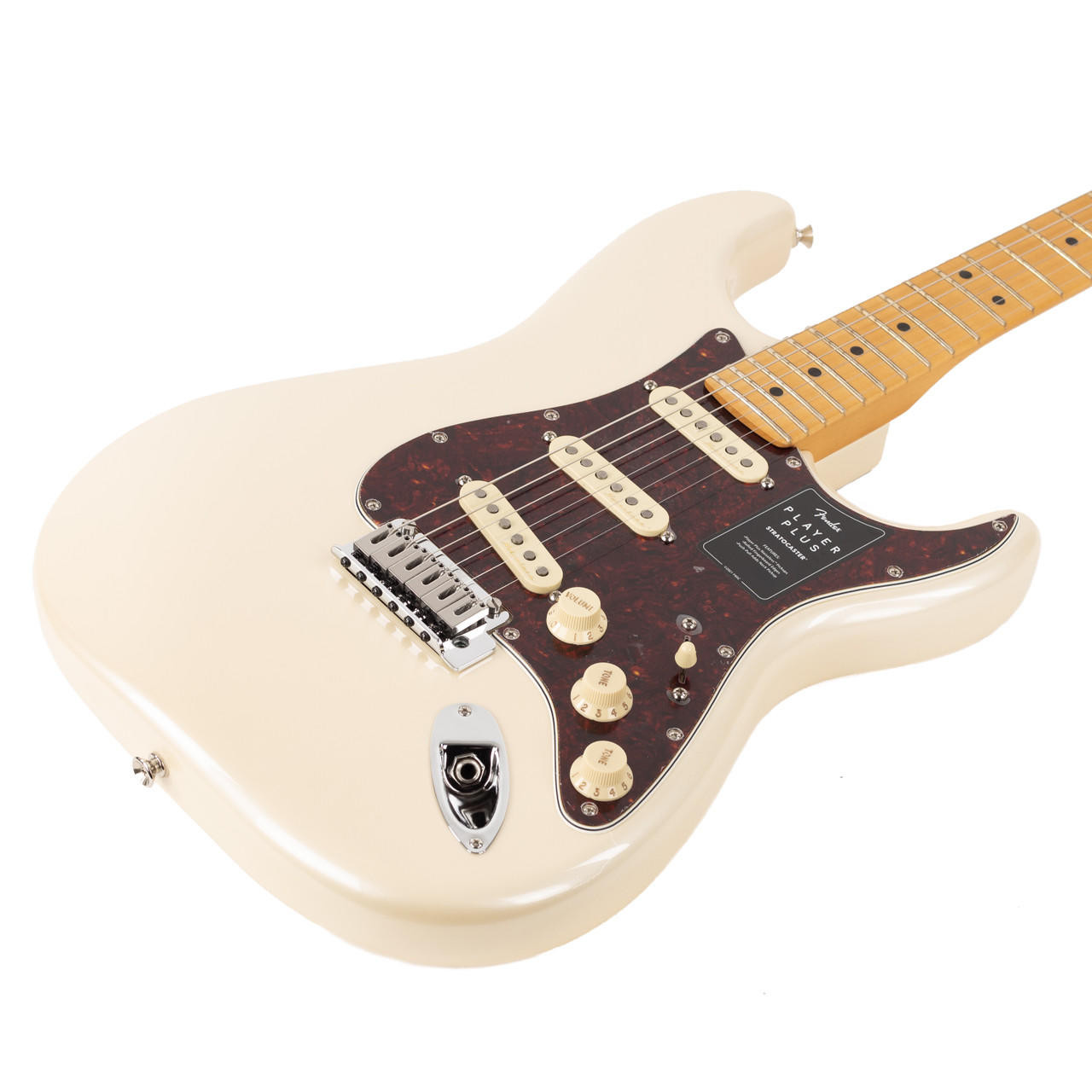 Fender Player Plus Stratocaster Maple - Olympic Pearl | Cream City Music