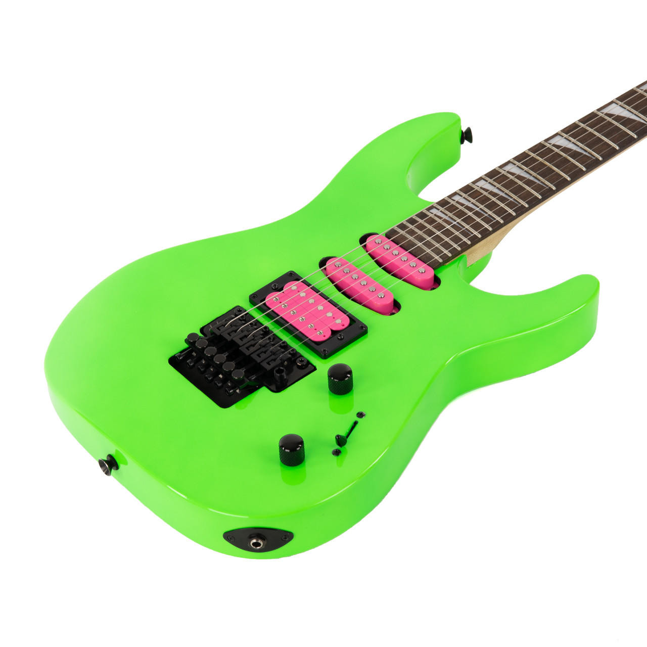 Jackson X Series Dinky DK3XR HSS - Neon Green | Cream City Music