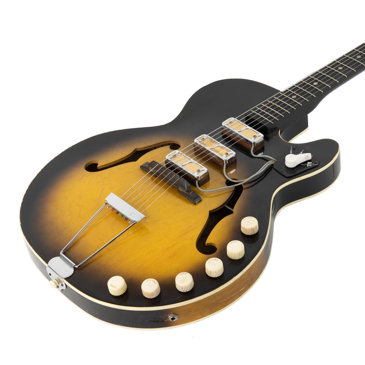 Vintage Harmony Rocket Sunburst 1961 | Cream City Music