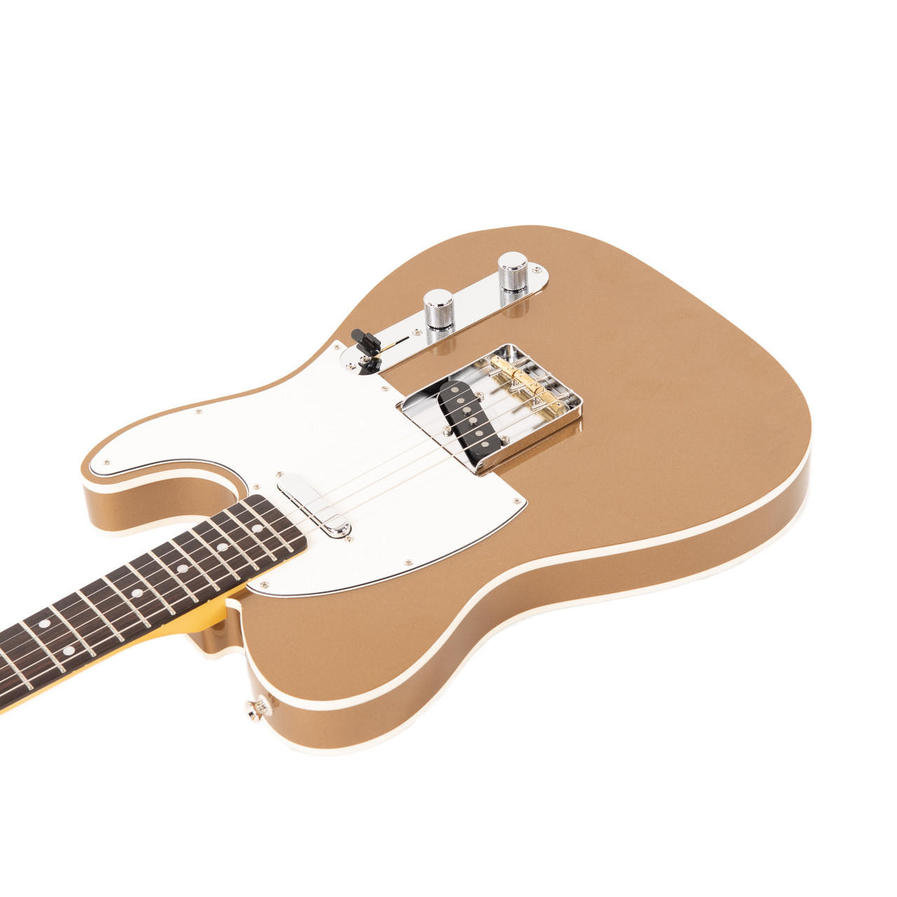 Fender JV Modified 60s Custom Telecaster Rosewood - Firemist Gold ...