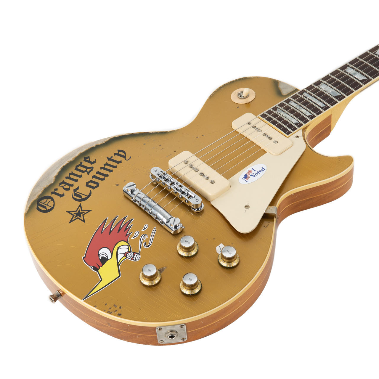 Gibson Custom Murphy Lab 1976 Les Paul Deluxe Mike Ness - Gold Top | Cream City Music