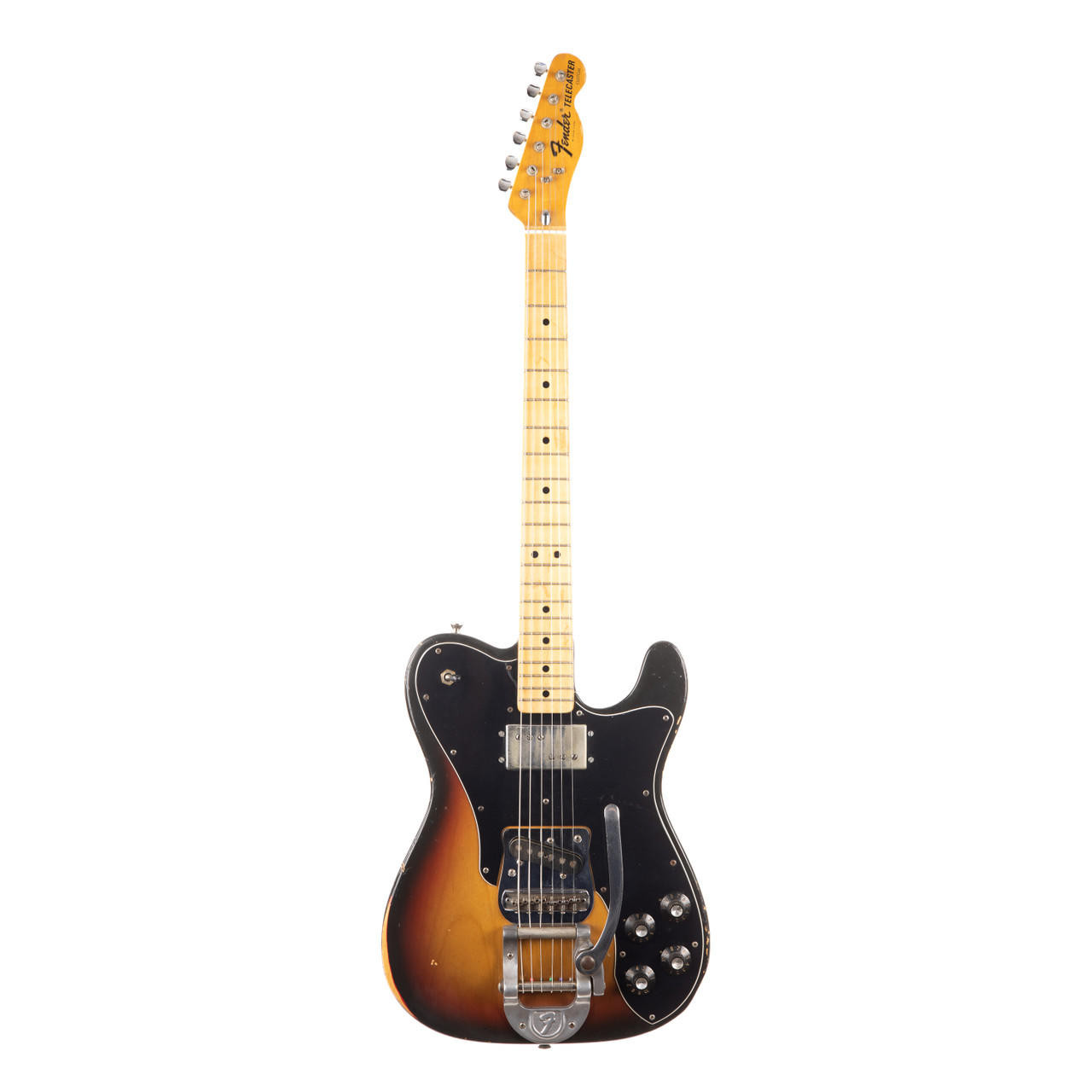 Vintage Fender Telecaster Custom Sunburst 1974 Signed By Ronnie Wood ...