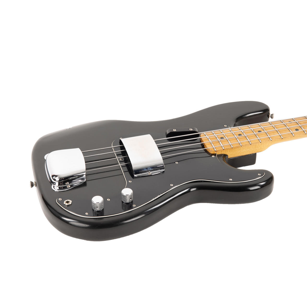 Vintage Fender Precision Bass Black 1978 Cream City Music