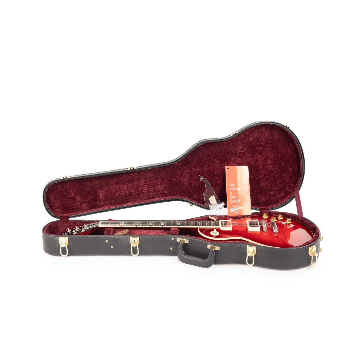 Used Gibson Custom Les Paul Elegant Firemist Red 1999 | Cream City Music