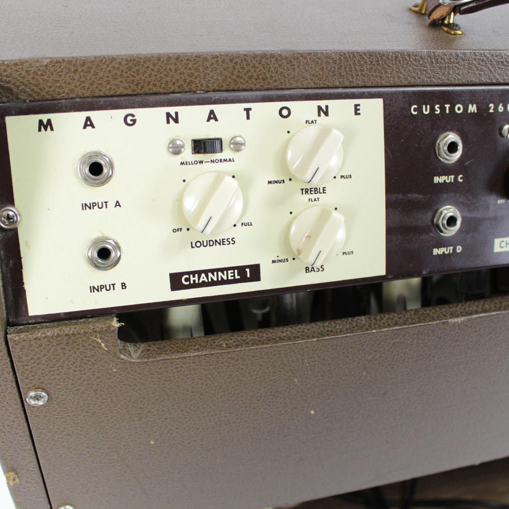 Vintage 1961 Magnatone Custom 260 35W 2x12 Tube Combo Amp | Cream City ...
