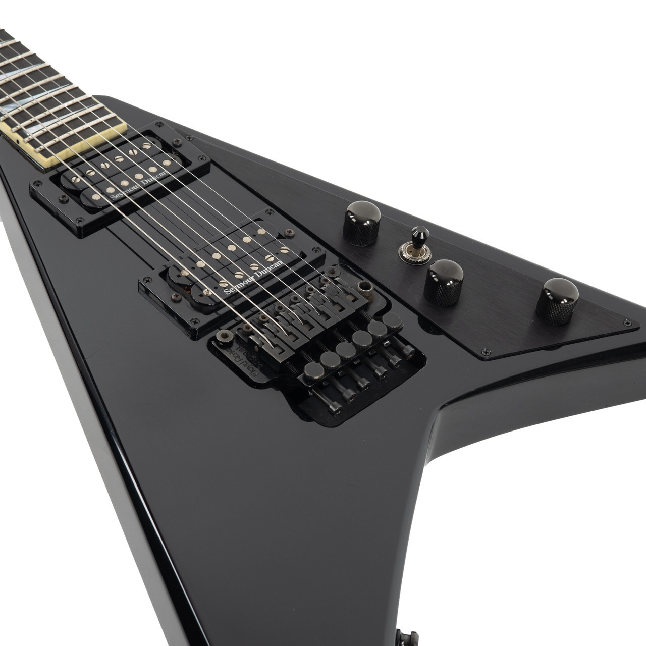 Used Jackson USA Randy Rhoads RR1 Black Sparkle 1998 | Cream City Music